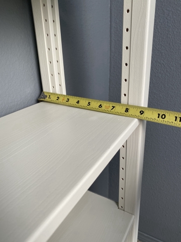 9" Deep Solid Wood Narrow Shelving | Slimline Small Space Storage ...