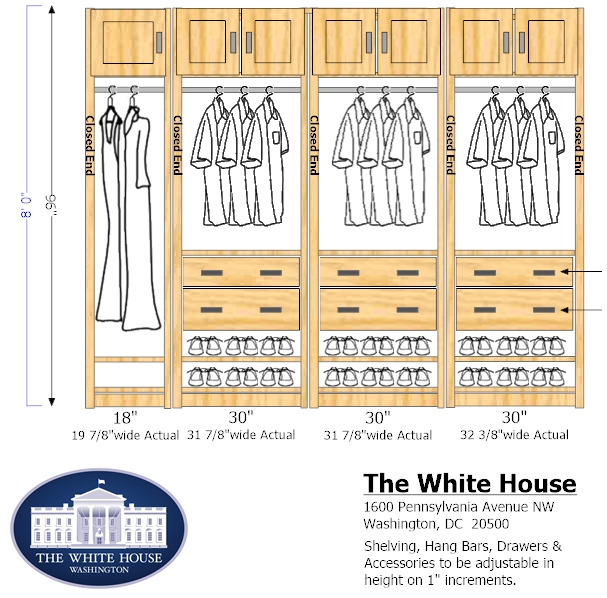 The White House Project | Formaldehyde-Free Solid Wood Closets ...